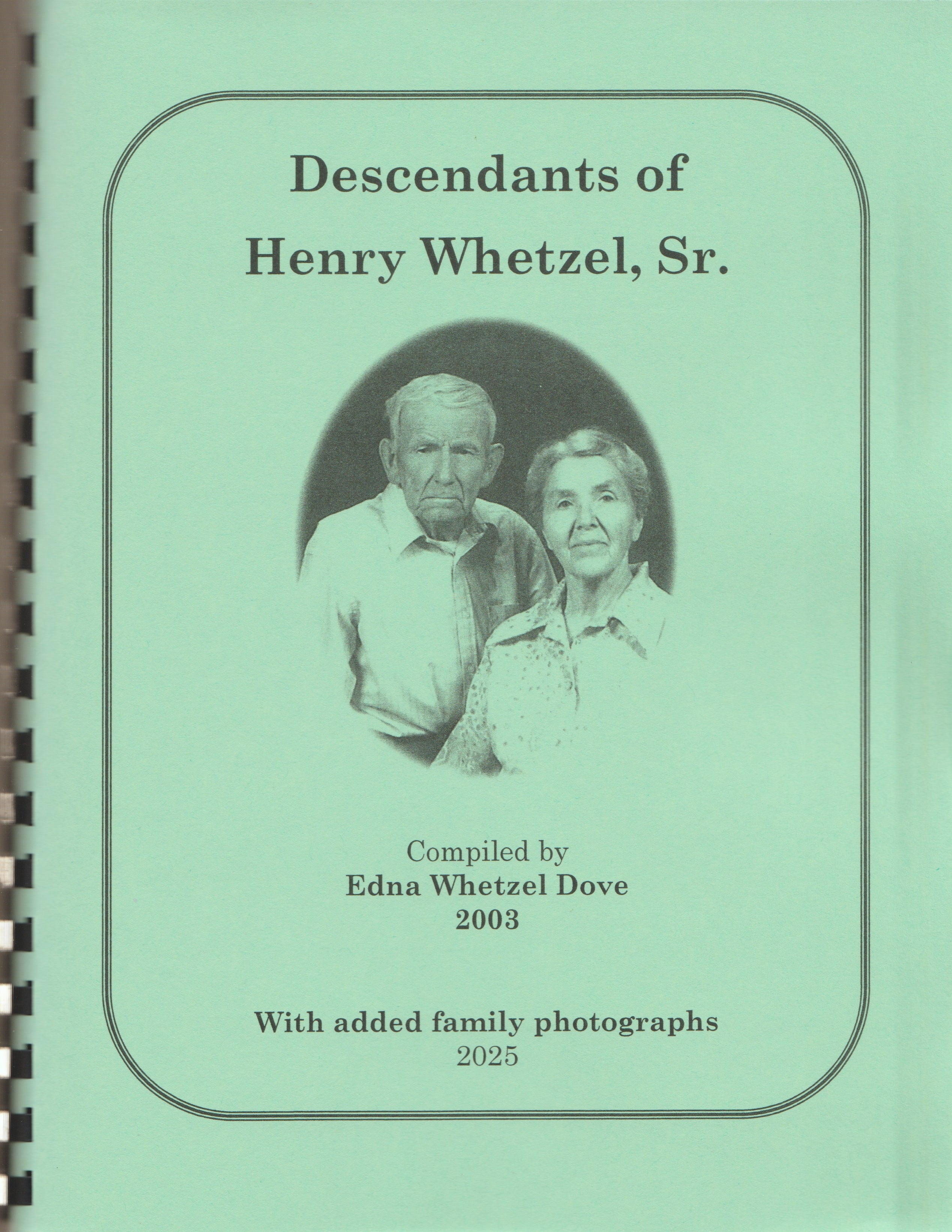 Descendants of Henry Whetzel, Sr. – Rocktown History